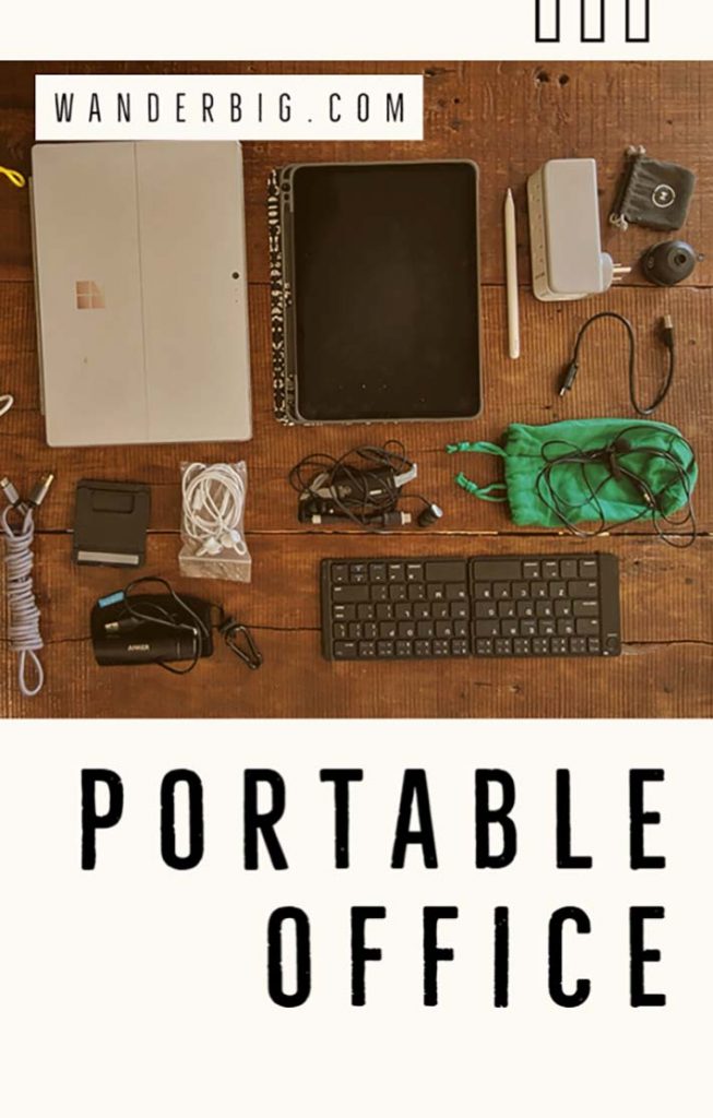 How to Build a Portable Office for Travel & Remote Work | WanderBIG.com