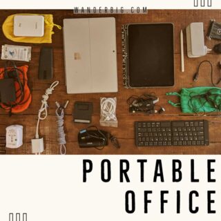 How to Build a Portable Office for Travel & Remote Work | WanderBIG.com