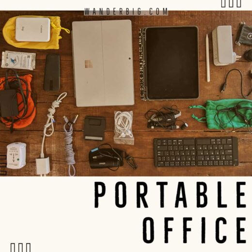 How to Build a Portable Office for Travel & Remote Work | WanderBIG.com
