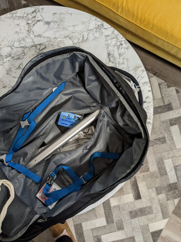 How I Use the Pocket in my Suitcase Liner | WanderBIG.com