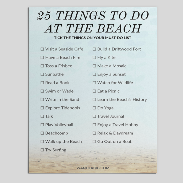 What To Do At the Beach: 25 Fun Beach Activities for Kids and Adults ...